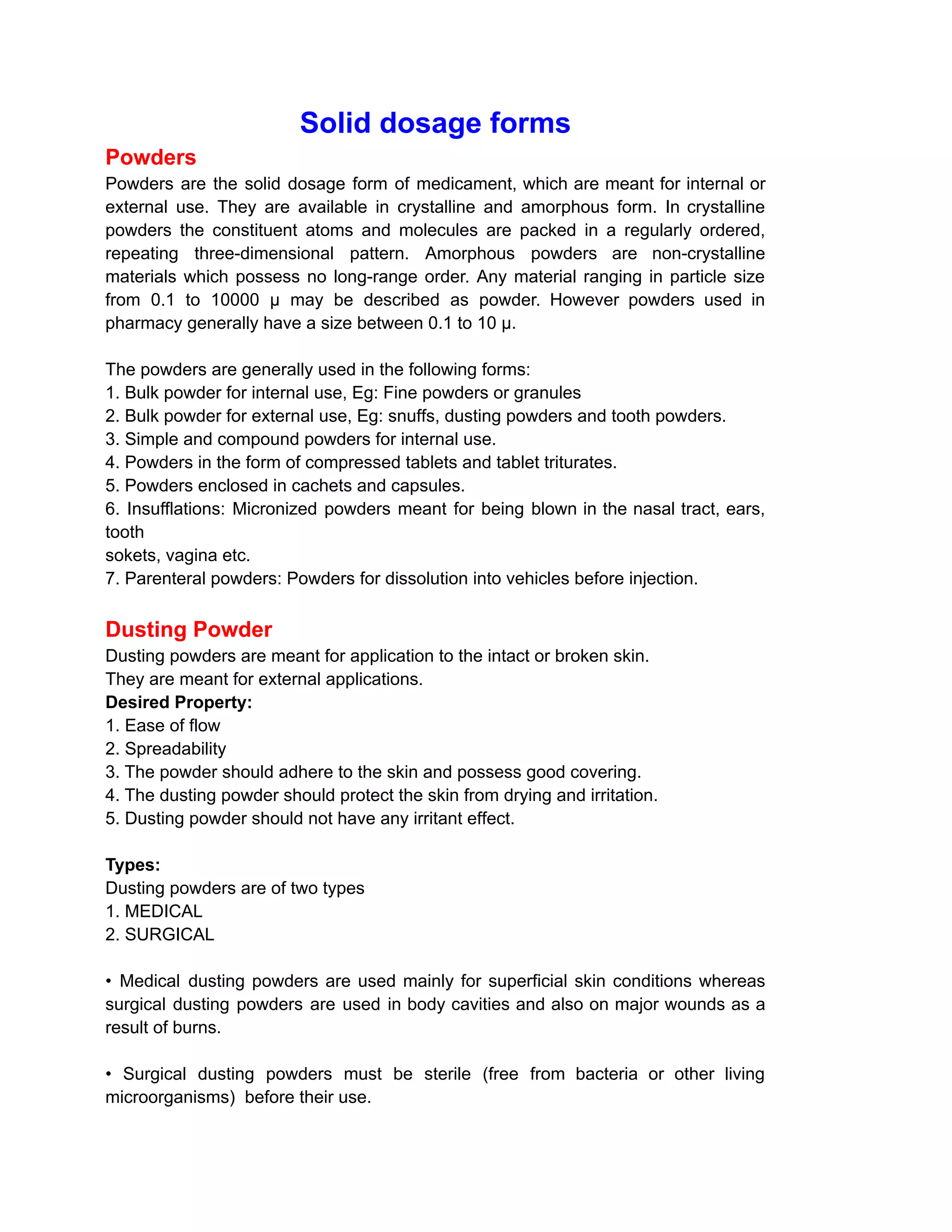 Pharmaceutical Dosage Forms | PDF