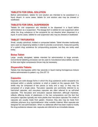 Pharmaceutical Dosage Forms | PDF