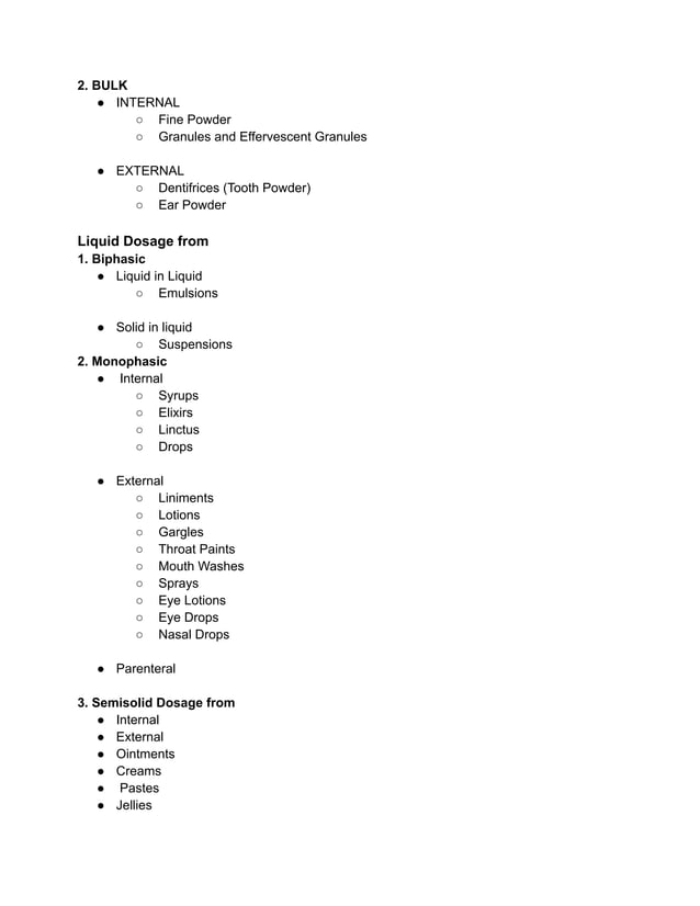 Pharmaceutical Dosage Forms | PDF