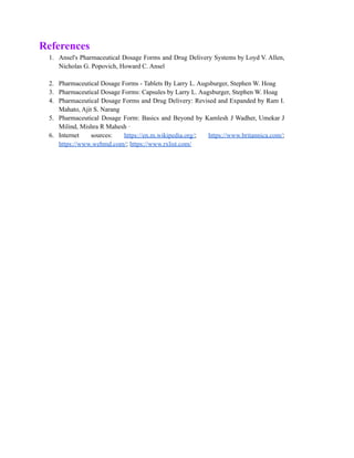 Pharmaceutical Dosage Forms | PDF