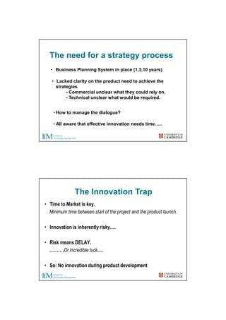 Dr Robert Phaal - Technology roadmapping: a case study | PDF