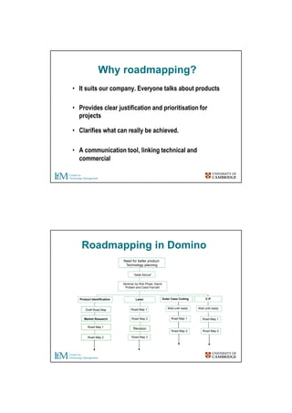 Dr Robert Phaal - Technology roadmapping: a case study | PDF