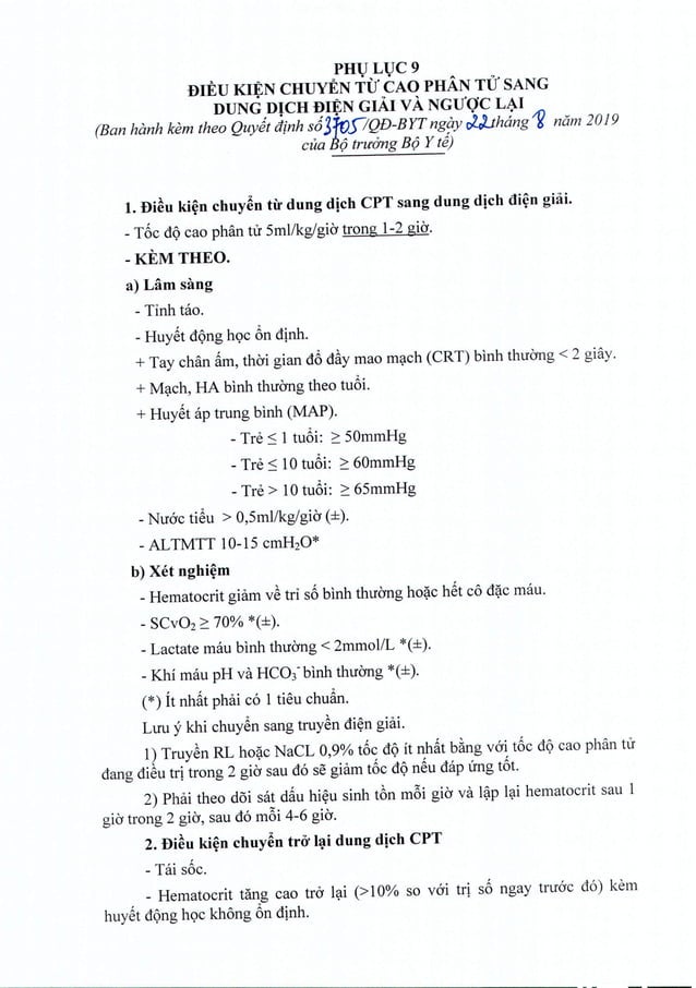 Phác đồ SXH 2019 - Bộ Y tế | PDF