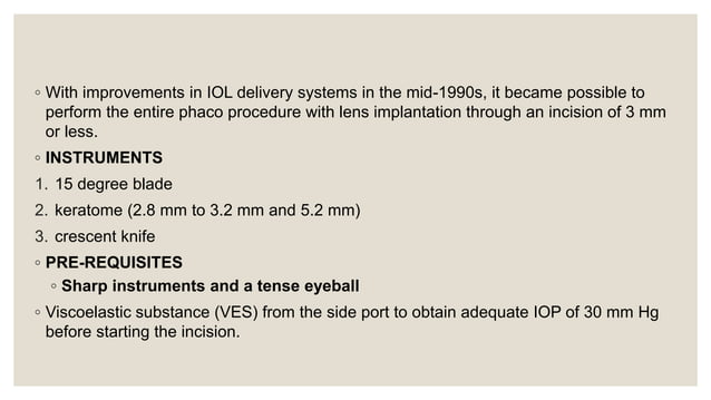Phacoemulsification part 3 | PPTX | Eye and Vision Conditions | Diseases and Conditions