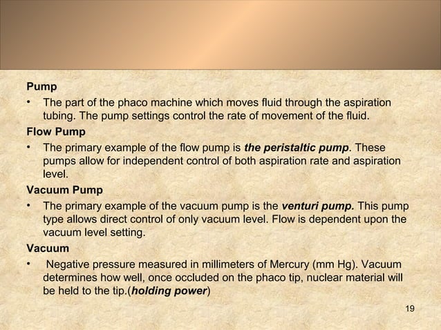 Phacodynamics | PPT | Eye and Vision Conditions | Diseases and Conditions