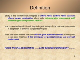 Phacodynamics | PPT