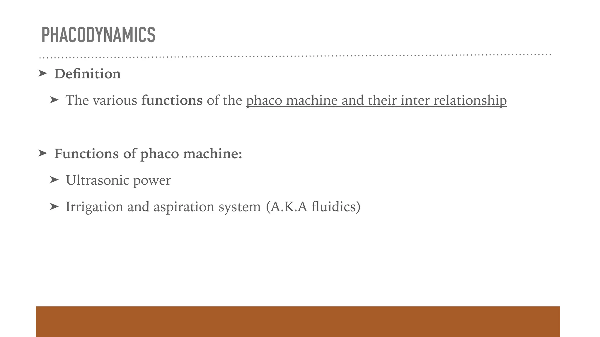 Phacoemulsification: Phacodynamics | PDF