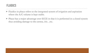 Phacoemulsification: Phacodynamics | PDF