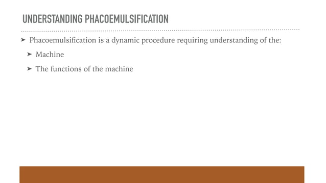 Phacoemulsification: Phacodynamics | PDF