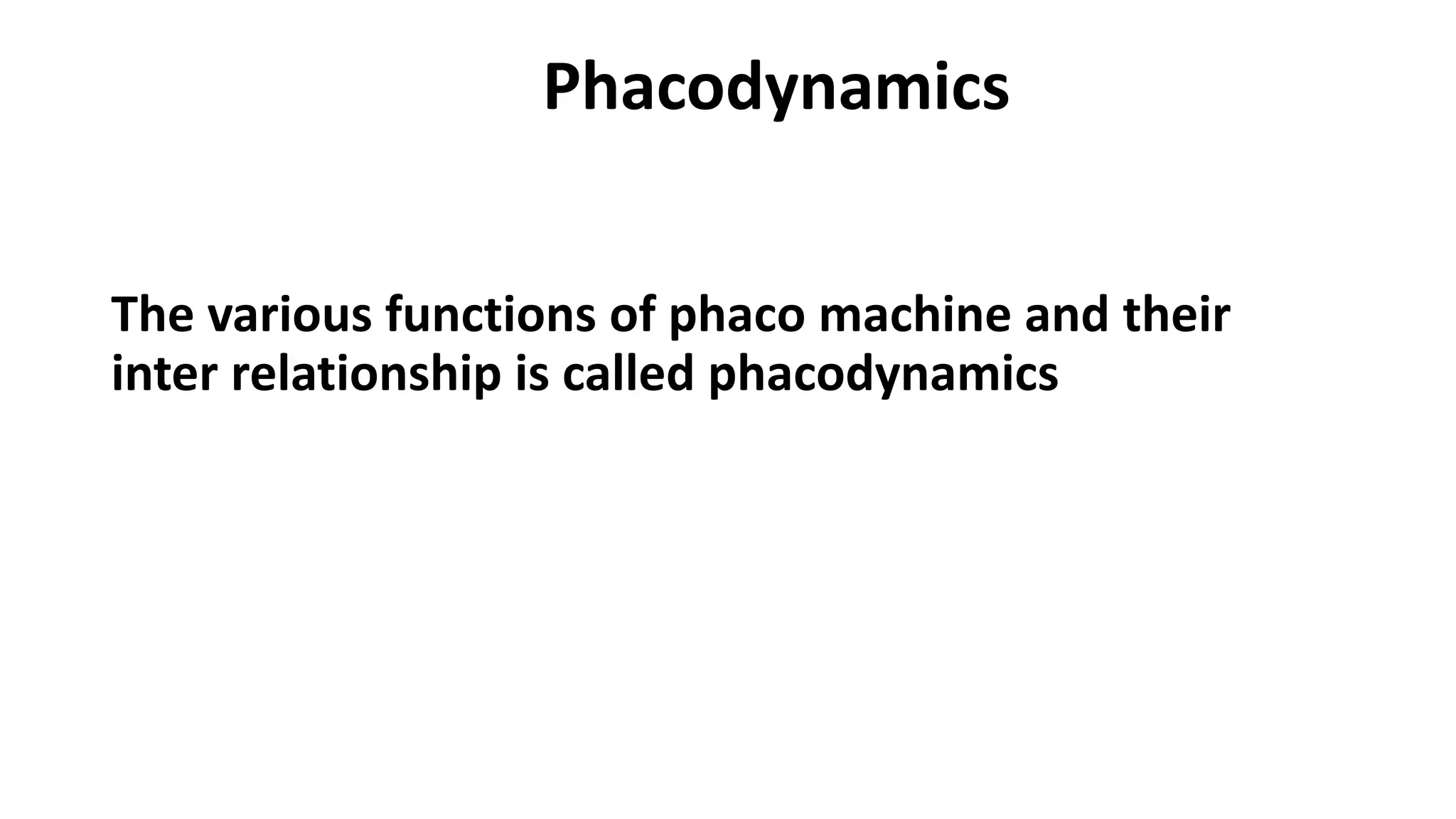 Phacodynamics | PDF