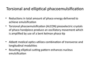 phacodynamics explained in detail key points | PPTX