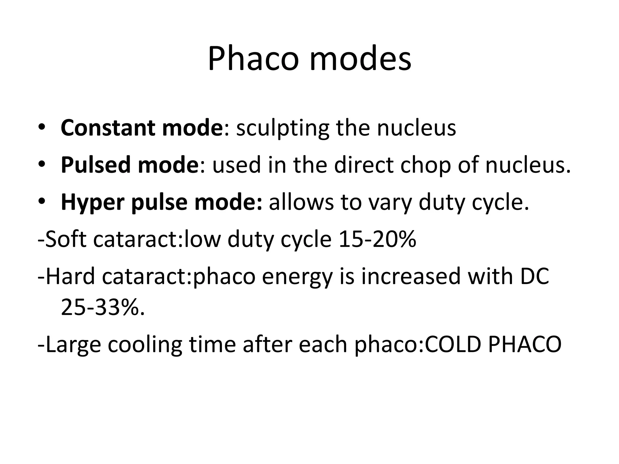 Phacodynamics basics! | PPTX