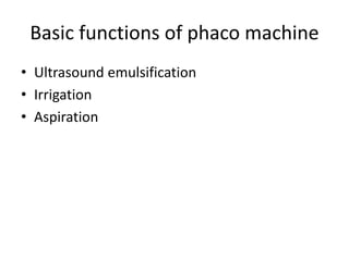 Phacodynamics basics! | PPTX