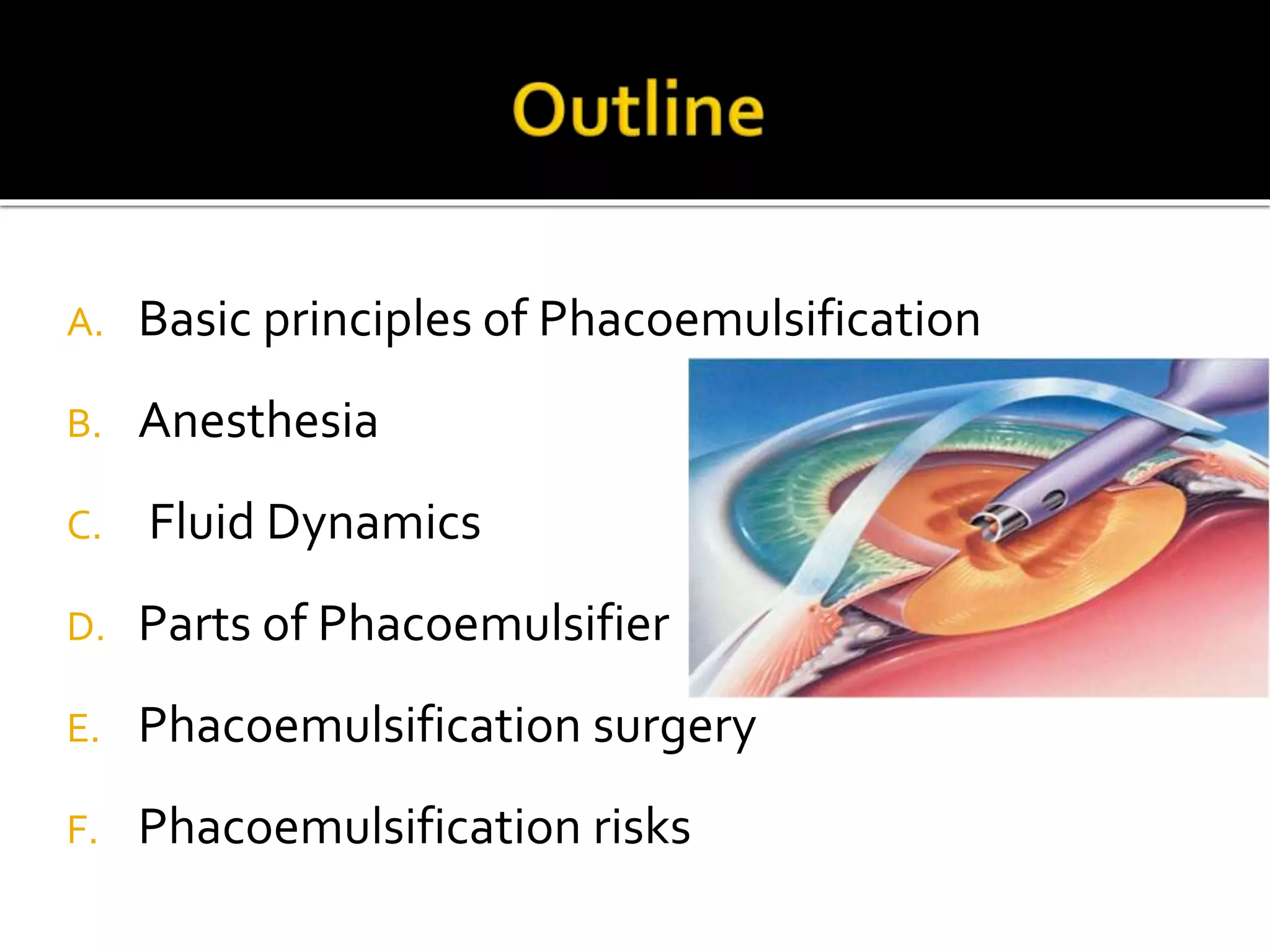 Phacoemulsification | PPTX
