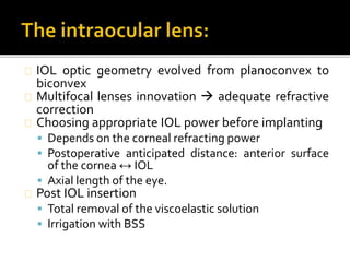 Phacoemulsification | PPTX