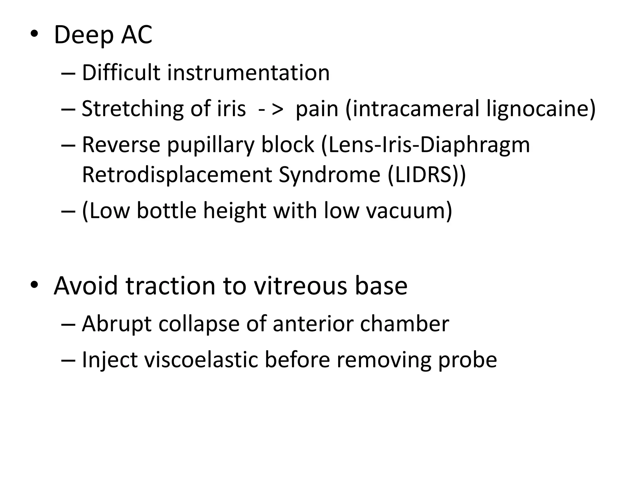Phacoemulsification in myopic eyes | PPTX