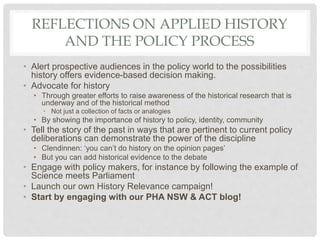 Policy and History | PPTX