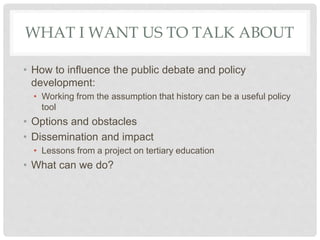 Policy and History | PPTX