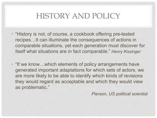 Policy and History | PPTX