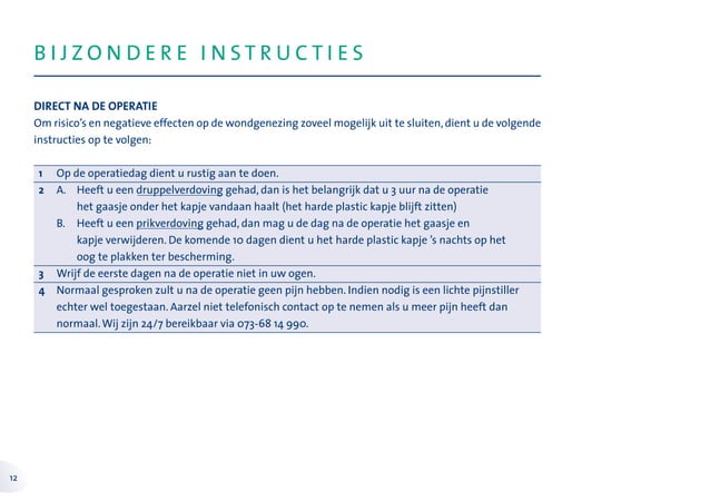 Staar- brochure van Phaco Centrum | PDF | Eye and Vision Conditions | Diseases and Conditions
