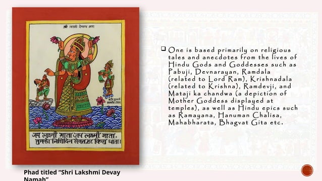 Phad Painting , Rajasthan , India by Bhavya Rajshree | PPT