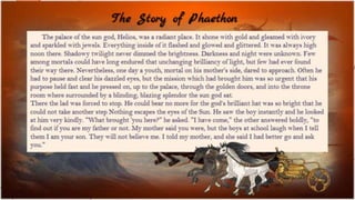 THE STORY OF PHAETON | PPTX