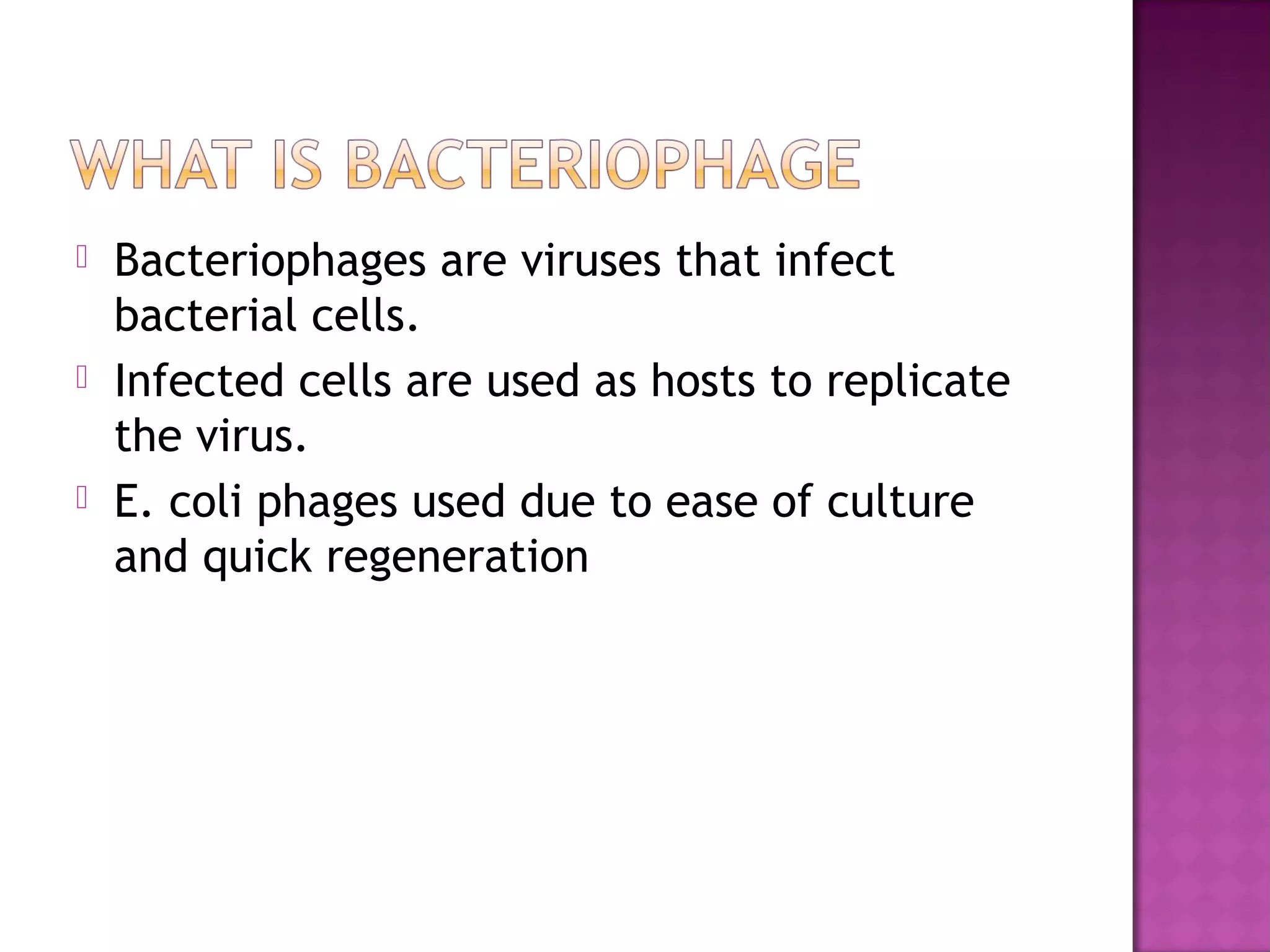 Phage display and its applications | PPT