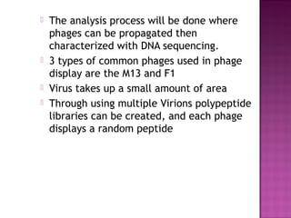 Phage display and its applications | PPT