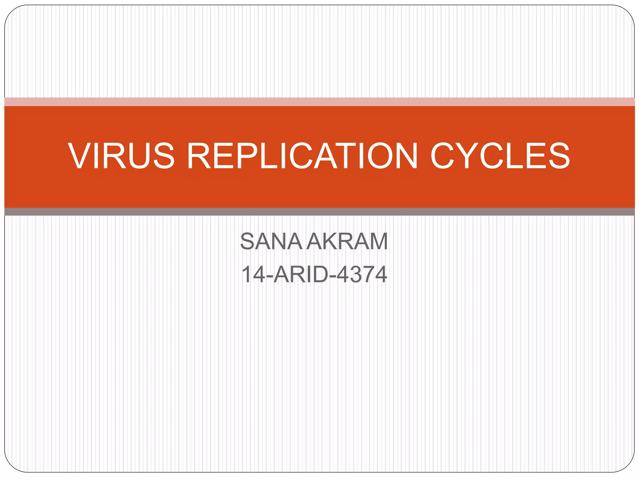 Phage replication cycles | PPT