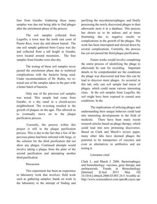 Phages report 2 | PDF