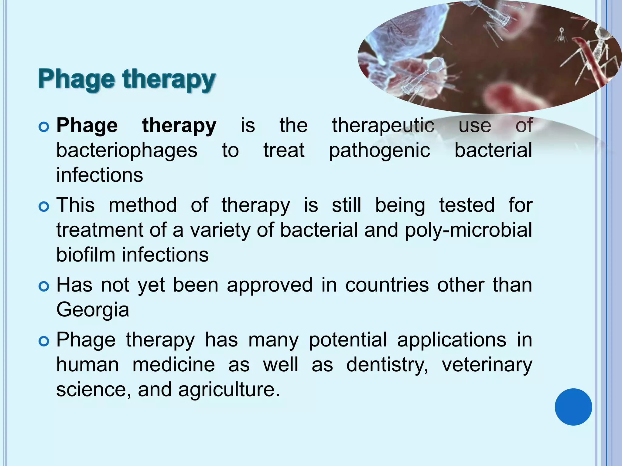 Phage therapy | PPTX