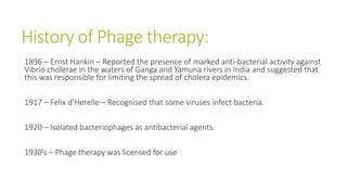 Bacterio Phage therapy | PPTX