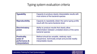 Phage typing | PPTX | Infectious Diseases | Diseases and Conditions