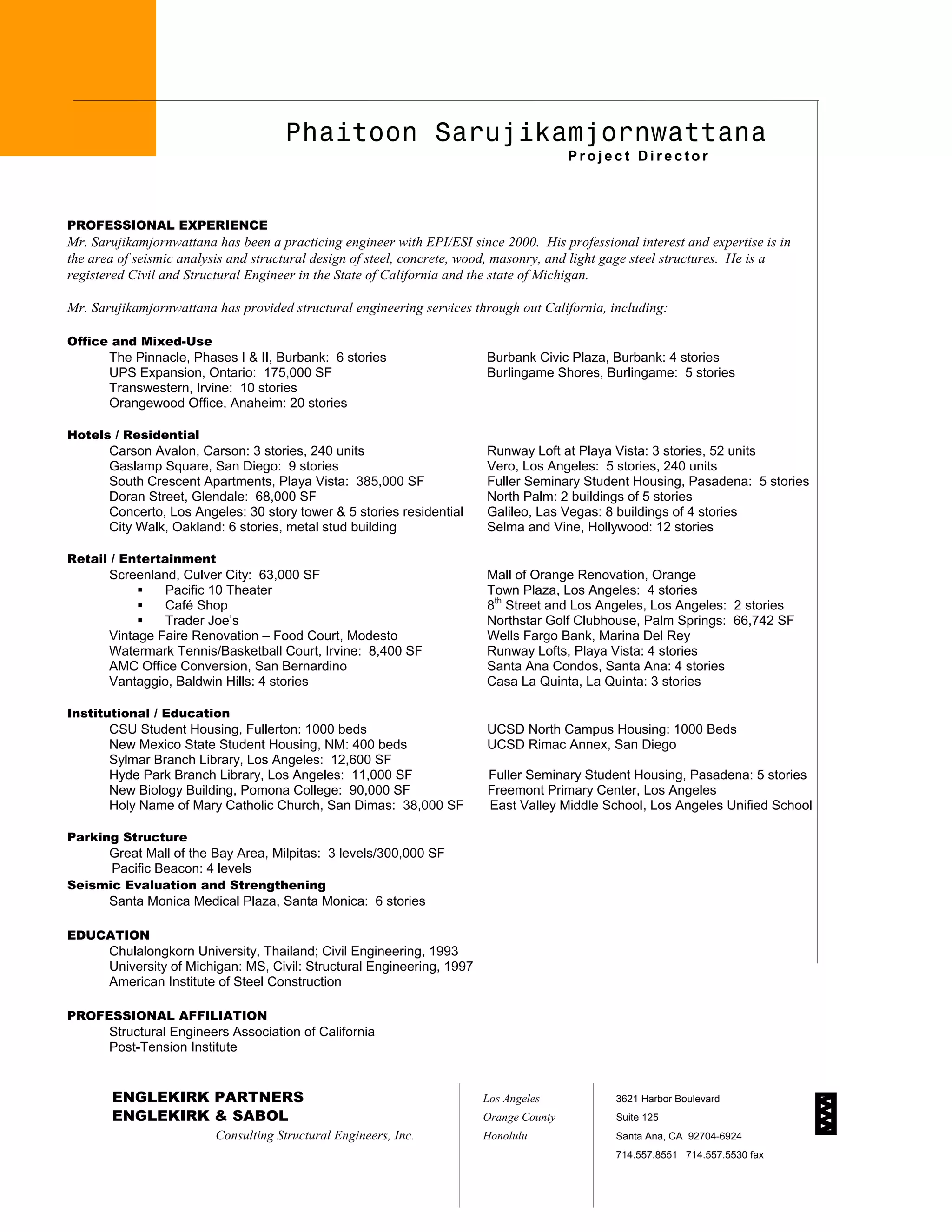 Phaitoon Project Experience | PDF