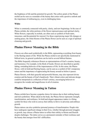 Phaius Flower Symbolism and Meaning in Love, Death & Bible.docx