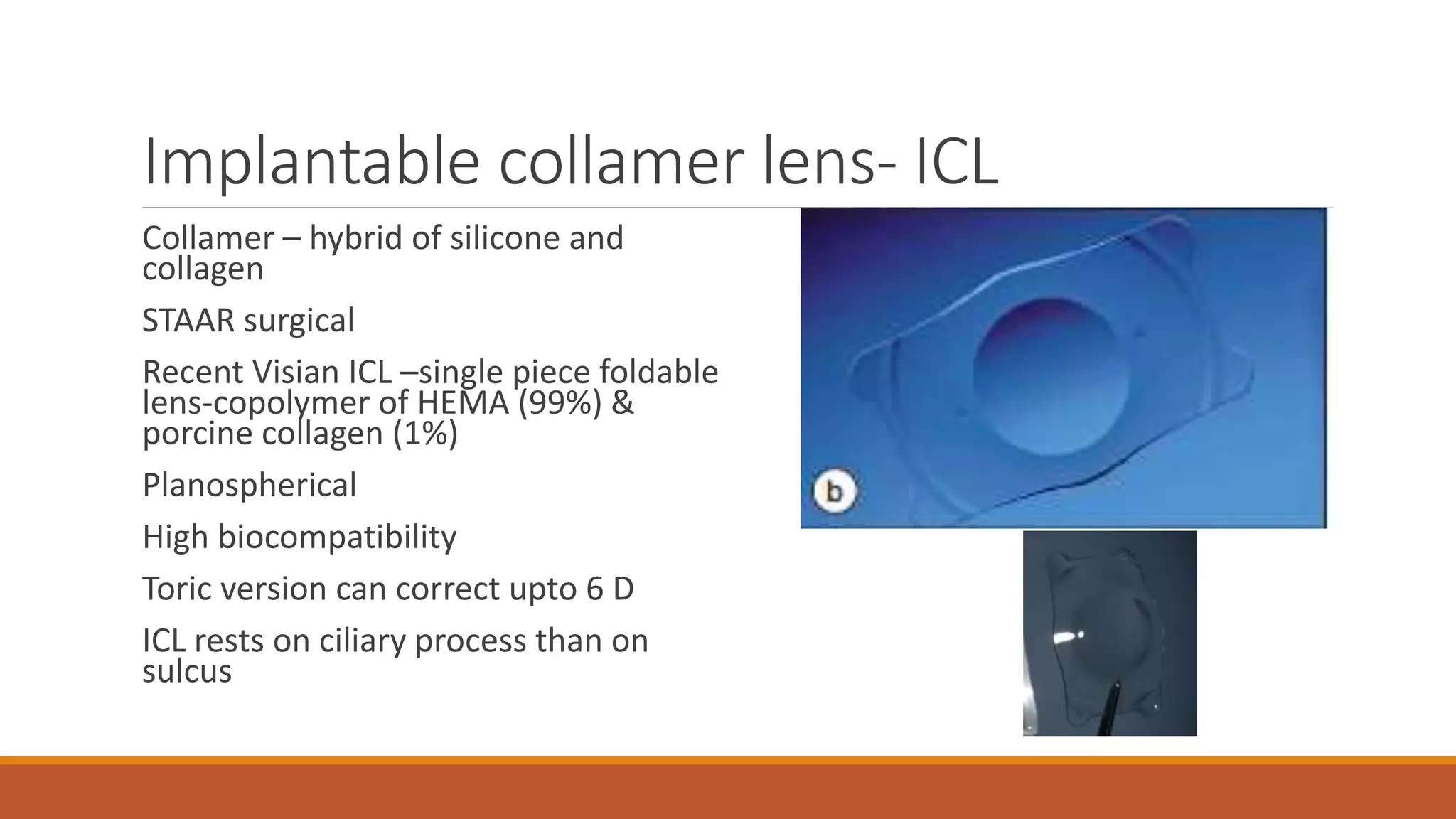 Phakic intraocular lens | PPTX