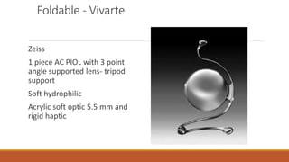 Phakic intraocular lens | PPTX