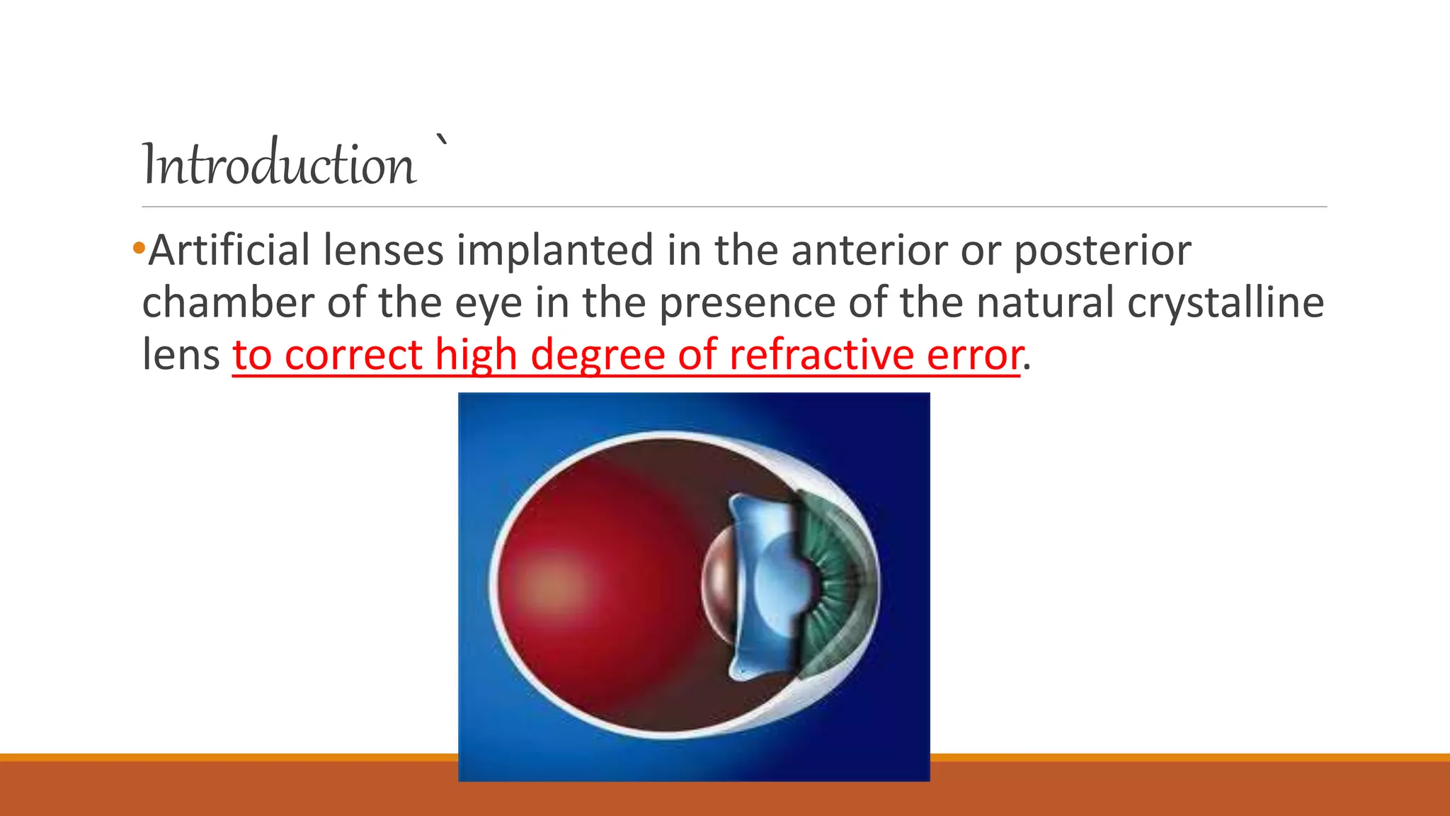 Phakic iol ppt | PPTX