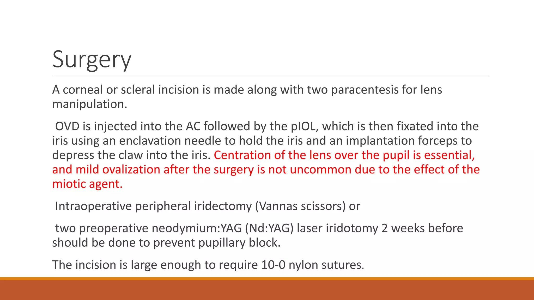 Phakic iol ppt | PPTX