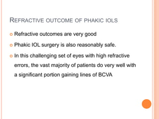 Phakic iols | PPTX