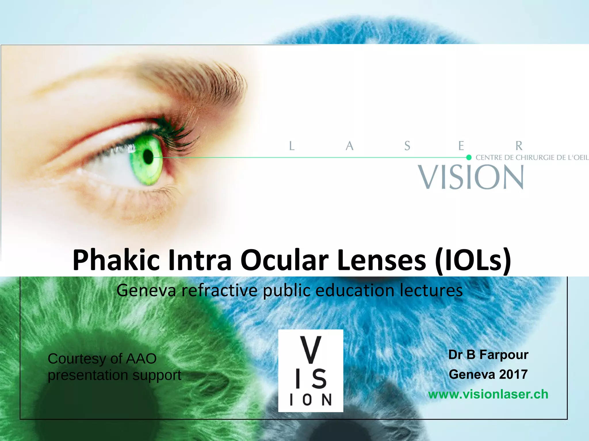 Phakic Intraocular implants in 2017 | ODP