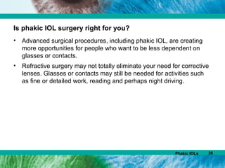 Phakic Intraocular implants in 2017 | PPT