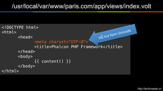 Phalcon căn bản | PPT
