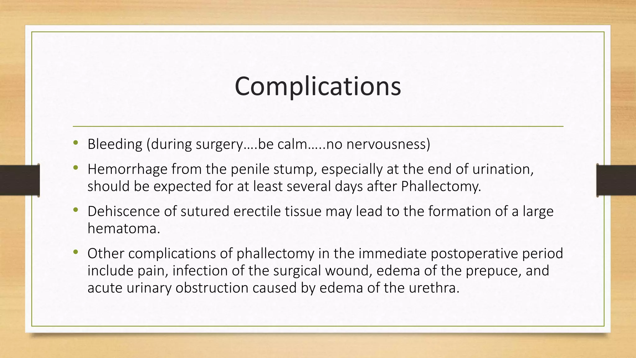 Phallectomy Pptx