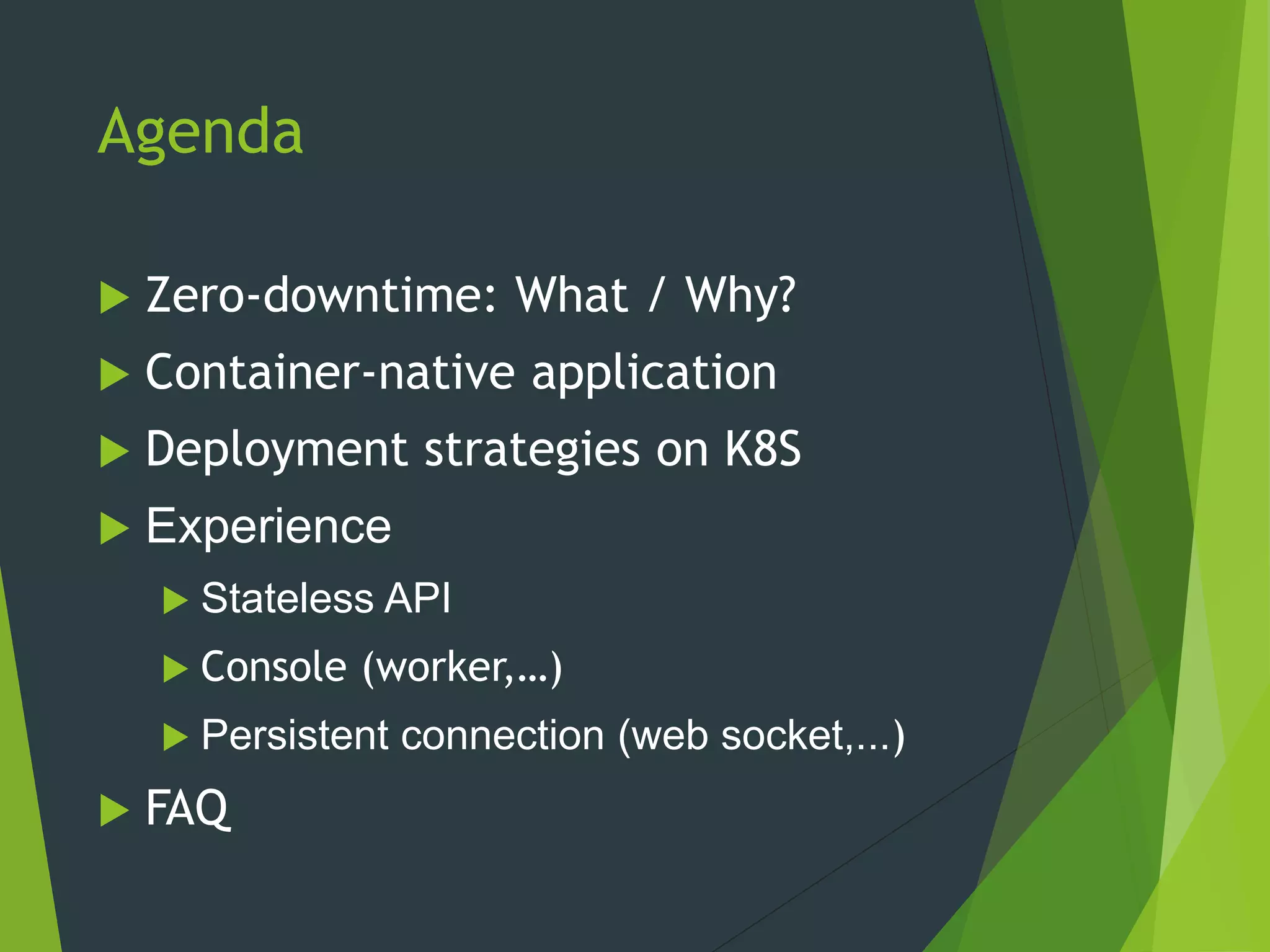 Zero Downtime Deployment With Kubernetes Meetup 21 01 Ppt