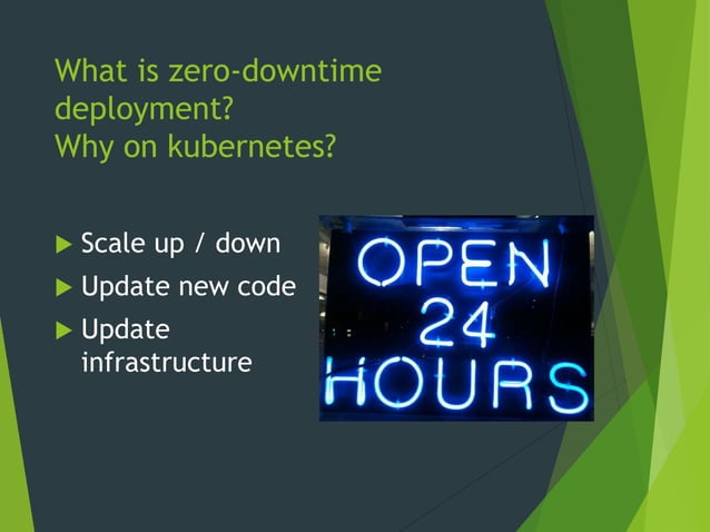Zero-downtime deployment with Kubernetes [Meetup #21 - 01] | PPT