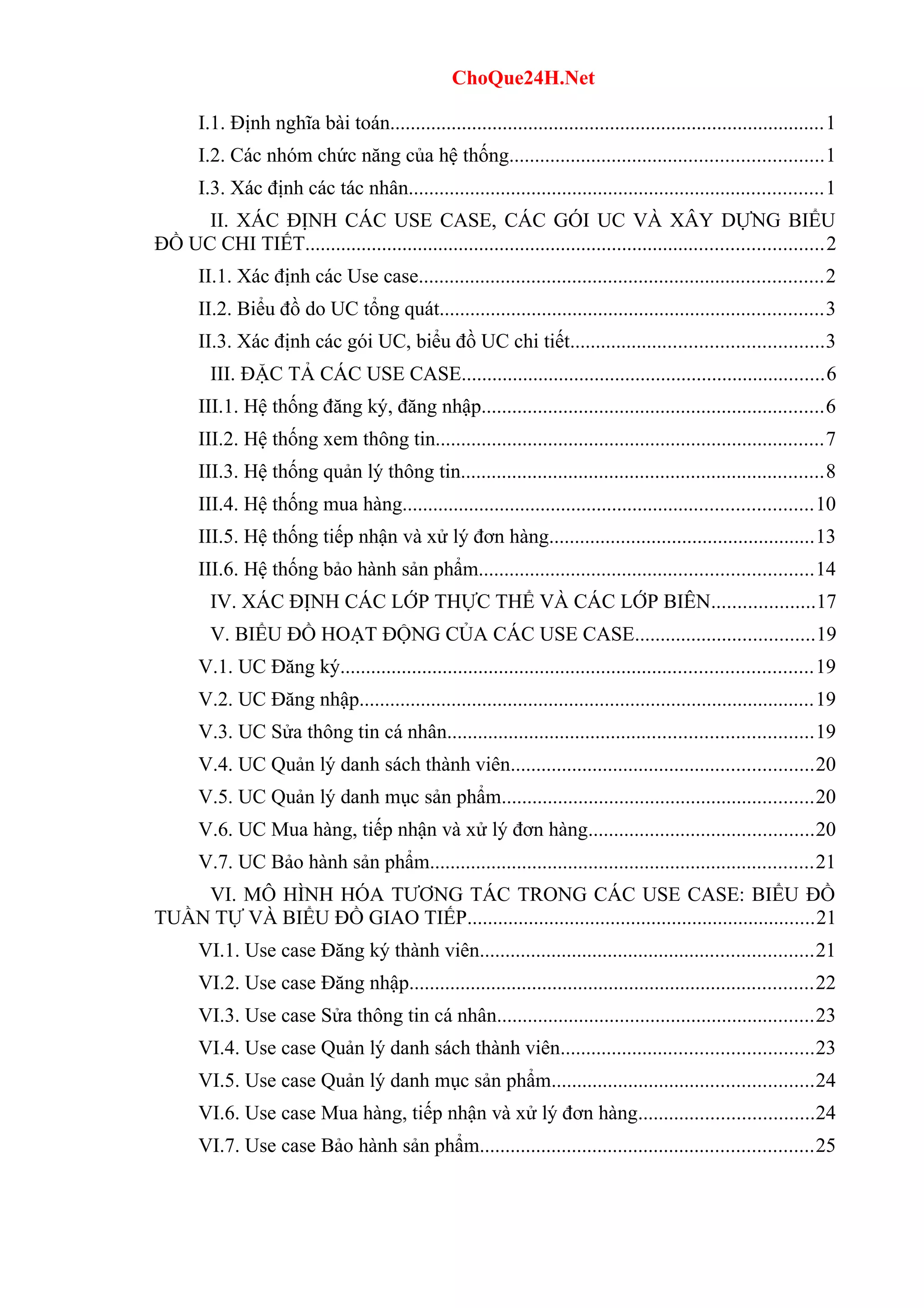 PHÂN TÍCH THIẾT KẾ HỆ THỐNG BÁN HÀNG QUA MẠNG | DOC