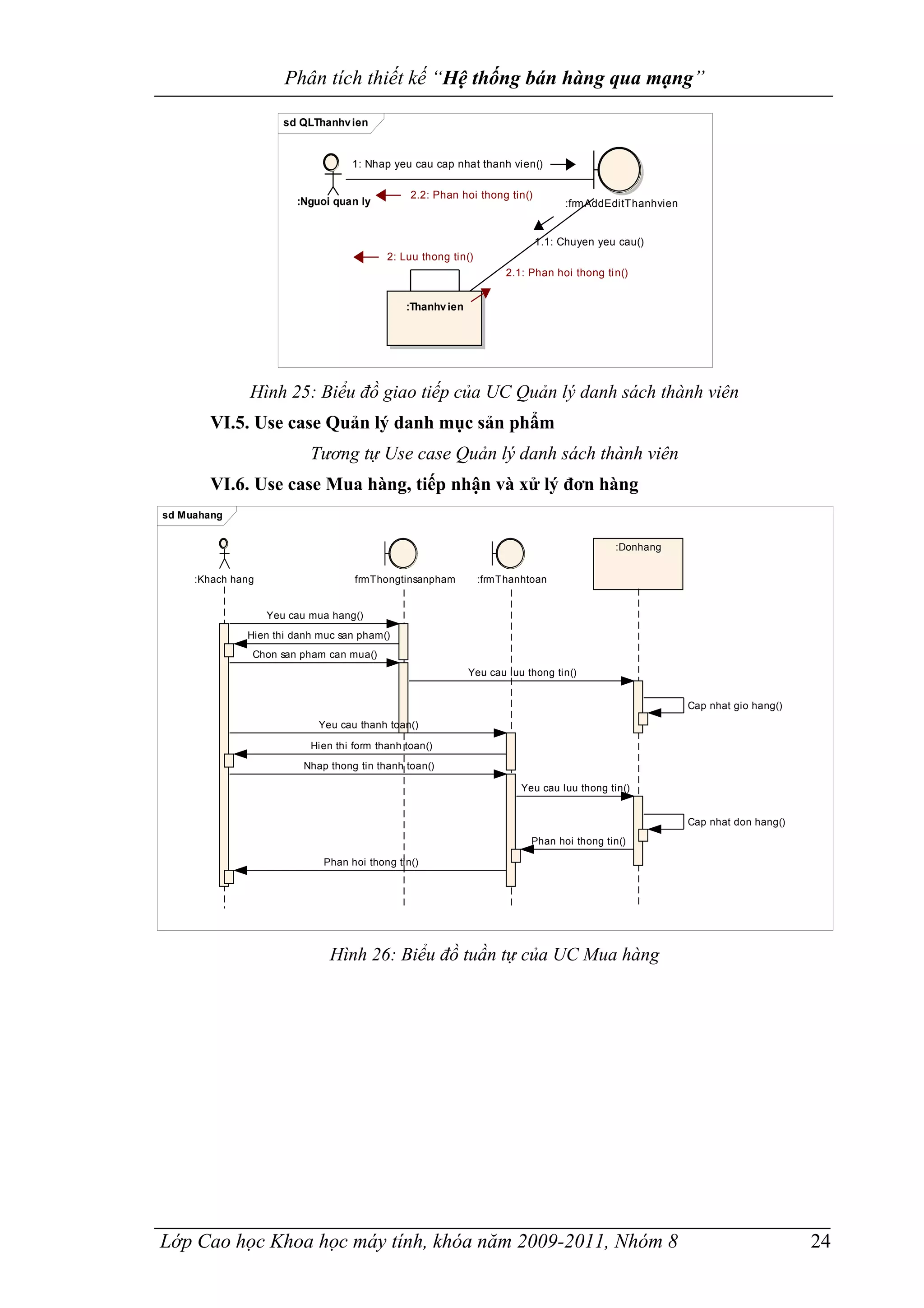 PHÂN TÍCH THIẾT KẾ HỆ THỐNG BÁN HÀNG QUA MẠNG | DOC
