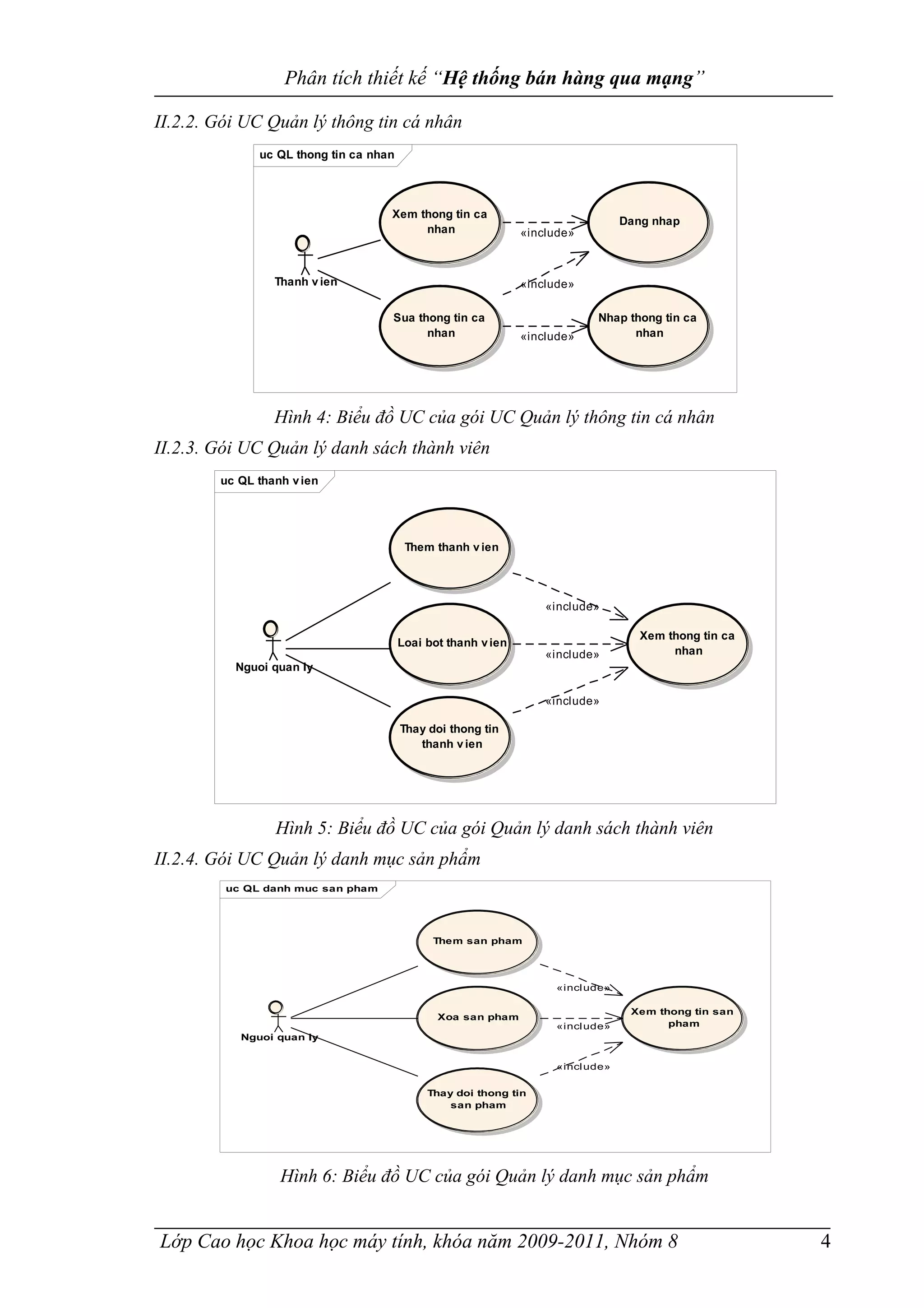 PHÂN TÍCH THIẾT KẾ HỆ THỐNG BÁN HÀNG QUA MẠNG | DOC