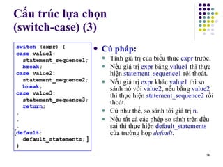 Phan2 chuong4 caclenhcautruc | PPT